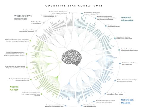Cognitive Bias Cheat Sheet — Information Is Beautiful Awards