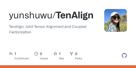 github yunshuwu tenalign tenalign joint tensor alignment and
