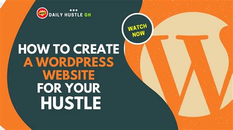 How To Create A Wordpress Website For Your Hustle Part 1 Youtube