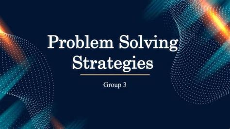Polyas 4 Steps In Problem Solvingpptx