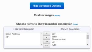 Hide Data In Description EasyMapMaker Support Questions And Features