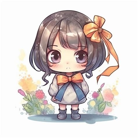 Chibi Cute Anime Girl Đáng Yêu Tới Tận Trái Tim