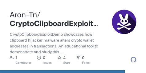 Github Aron Tn Cryptoclipboardexploitdemo Cryptoclipboardexploitdemo Showcases How Clipboard