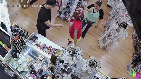 Surveillance Footage Shows Confrontation Gunshot During Attempted