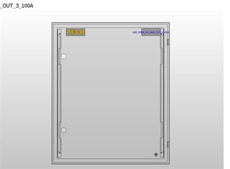 Typical ABB SMDB Panel Incomer Up To 160A 25KA Adjustable Outgoing 3x Up To 100A 18KA Panels