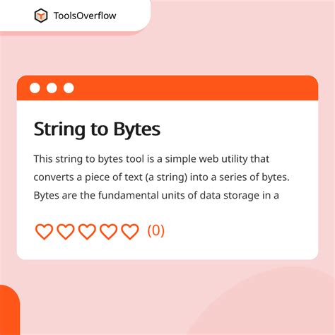 String To Bytes Converter