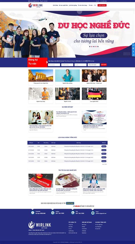 Source Code Mẫu Website dịch vụ du học xuất khẩu lao động chuẩn đẹp Themevip Source Code