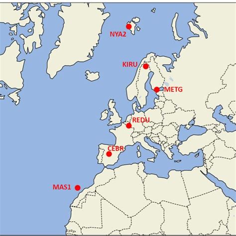 Permanent Stations Used For The Ppp Performance Evaluation Download