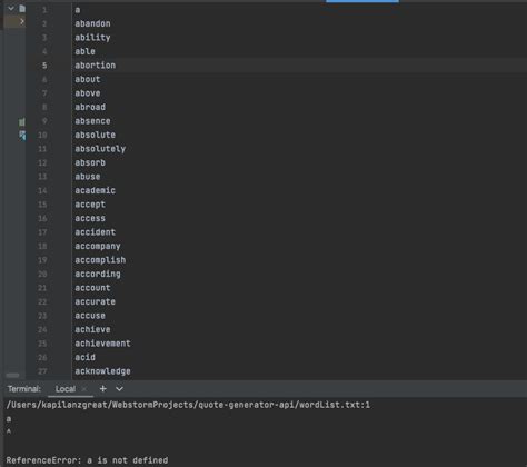How Is It Throwing An Error In A Text File Rlearnjavascript