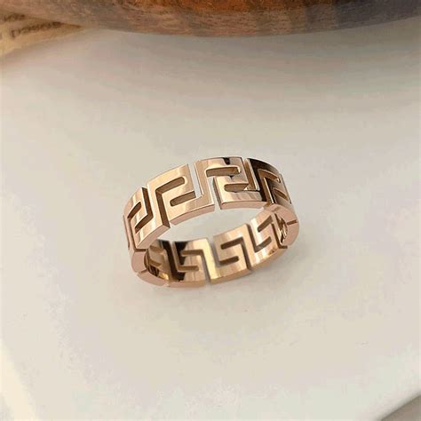 써지컬스틸 미로 사각 반지 3color 에이블리