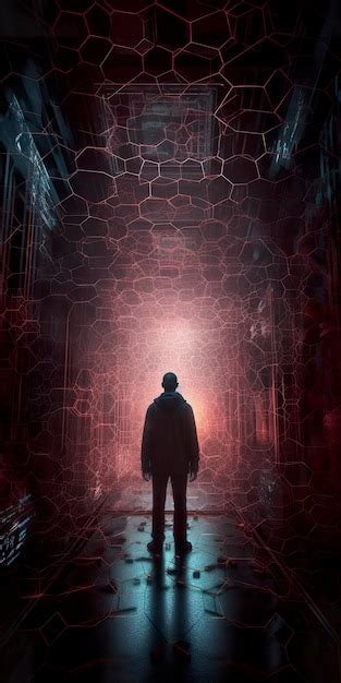 Premium Ai Image Intricate Elaborate Ornate Symmetrical Hexagonal