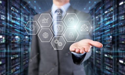 Premium Photo Industrial Integration Automation Modernization Concept