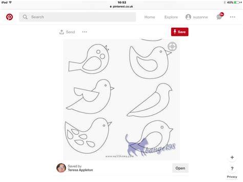 Bird Stencil Template