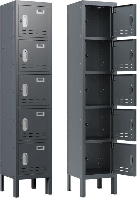 Lockersmetal Locker Lockers For Employeesstorage Locker With 5 Doors Card Slotlockable