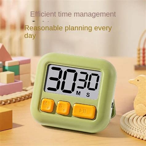 Mini Lcd Digital Kitchen Timer With Stand With Magnetic Countup Timer Time Management Self