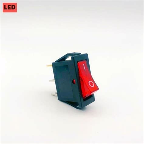 Rouge 5pcs Lot De 1 5 Interrupteurs à Bascule Kcd3 Bouton Marche Arrêt