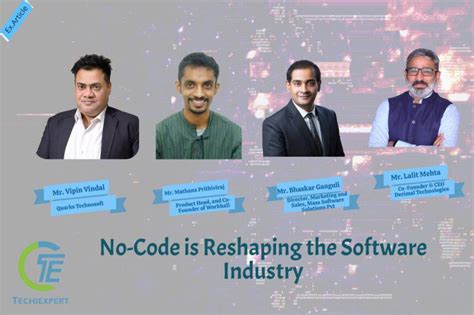 how low code no code is reshaping the software industry