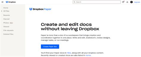 Dropbox Paper TechRadar