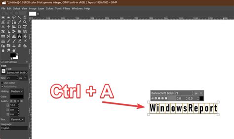 How To Center Text In GIMP Quick Guide