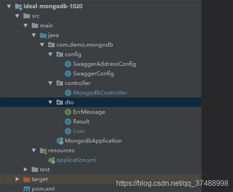 Springboot整合mongodb案例springboot集成mongodb实现案例 Csdn博客