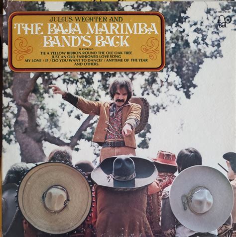 Julius Wechter And The Baja Marimba Band Back Vintage Record Album