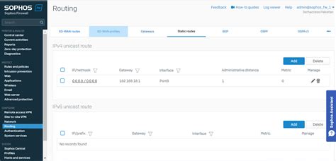 policy routing is not visible in xg firewall discussions sophos