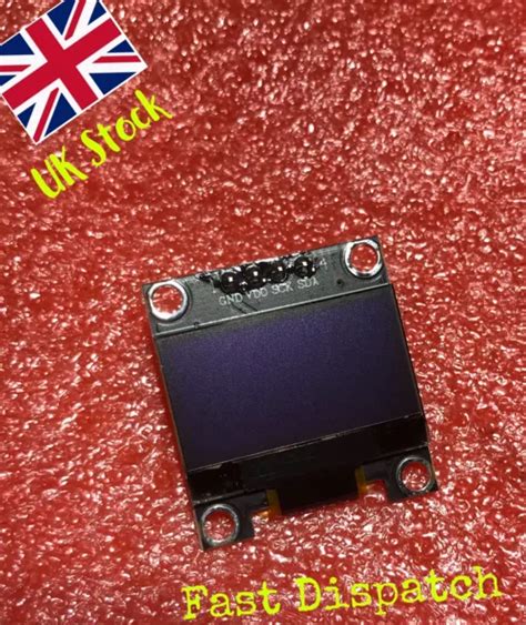 0 96” Iic Serial Oled Display Module Yellow 128x64 Lcd Screen Arduino