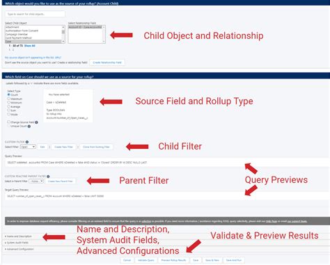 rollup helper admin guide salesforce app help passage technology