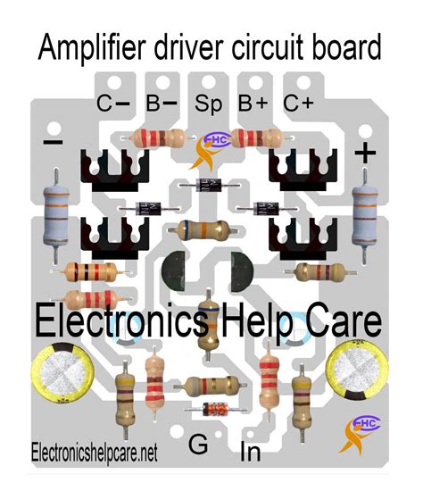 Amplifier Driver Circuit Board Electronics Help Care