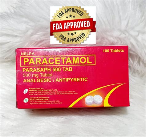 Paracetamol 500 Mg 100 Tablets Lazada Ph