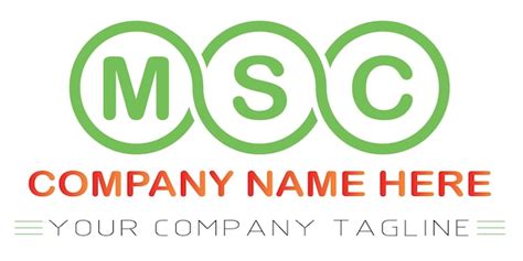 Premium Vector Msc Letter Logo Design