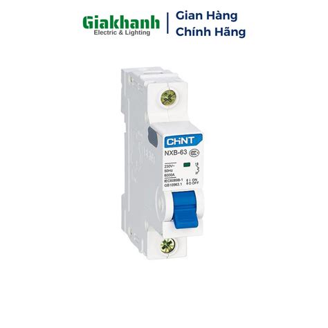 Cb 1 Tép Aptomat Cb Chống Quá Tải Và Ngắn Mạch Mcb Chint Nxb 63 20a 6ka 1p Shopee Việt Nam