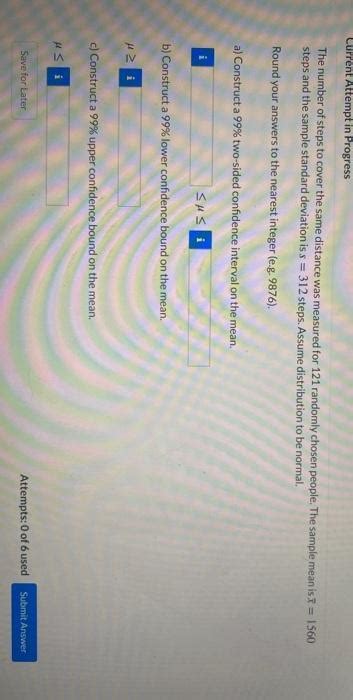 Solved Lurrent Attempt In Progress The Number Of Steps To