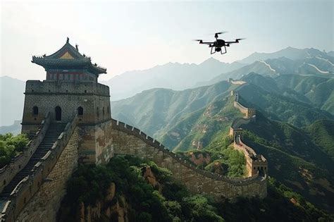 Witness The Ingenuity Of Engineering As Drones Soa Generative Ai Premium Ai Generated Image