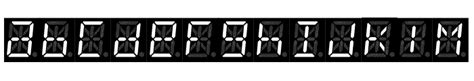 14 Segment Led Free Font What Font Is
