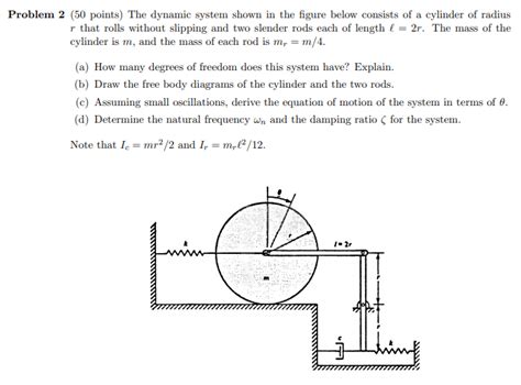 Solved Problem Points The Dynamic System Shown In The Chegg