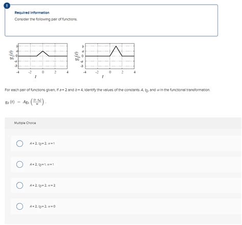 Solved Required Information Consider The Following Pair Of
