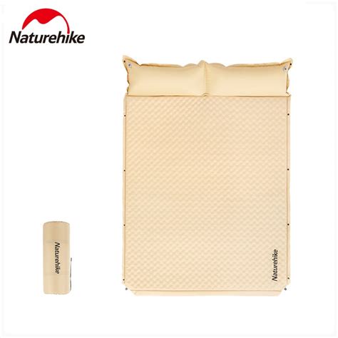 Naturehike 캠핑매트여행 매트리스 여행용 자충매트 캠핑침대 자충매트 네이처하이크 6cm 캠핑 자체 팽창 매트 베개 포함