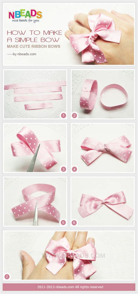 How To Make A Simple Bow Make Cute Ribbon Bows Pictures Photos And Images For Facebook