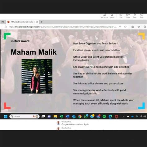 Maham Malik On Linkedin Culturalaward Passionforculture 11 Comments