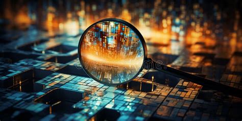 Data Visualization Close Up Technology Digitalization Optimization Of