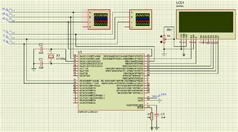 2 Proteus Simulation Scheme For The Measurement System Download