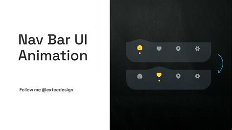Nav Bar Ui Animation Figma