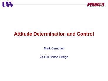 PPT Attitude Determination And Control PowerPoint Presentation Free To View Id A Dc ZjUzM
