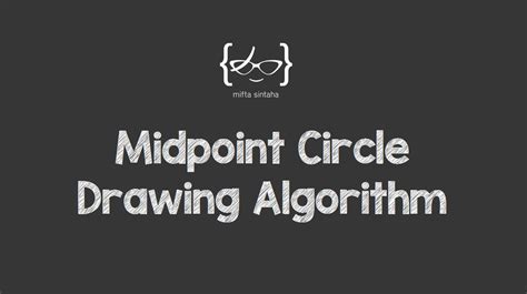 Midpoint Circle Drawing Algorithm Youtube
