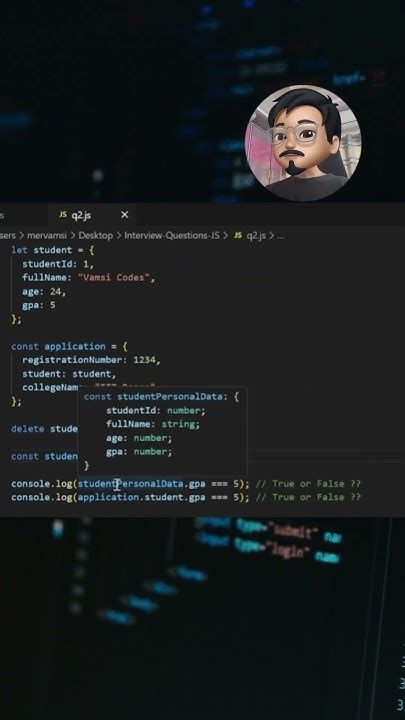 What Is The Output Interview Question 2 Javascript Coding Shorts Viral Telugu Youtube