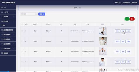 Java毕业设计社区医疗服务系统（附源码、数据库） Csdn博客