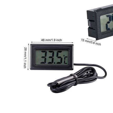 Mini Digital LCD Thermometer Hygrometer Temperature Humidity Meter Probe Sensor Shopee Philippines