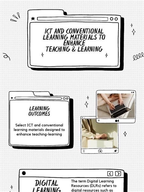 Ict And Conventional Learning Materials To Enhance Teaching Learning