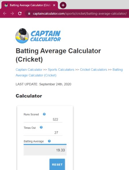 8 Best Free Online Batting Average Calculator Websites